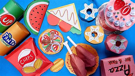 Papercraft Food How To Make Miniature Cheese Slice Bread Diy Paper