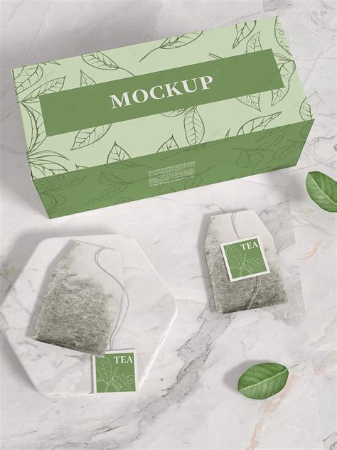 Tea Bag Tea Outer Packaging Prototype Template Download On Pngtree