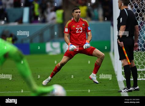 Lusail Qatar 9th Dec 2022 Emiliano Martinez Arg Football Soccer Fifa World Cup Qatar