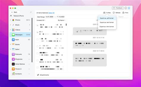 How To Export Text Messages From Iphone To Pdf