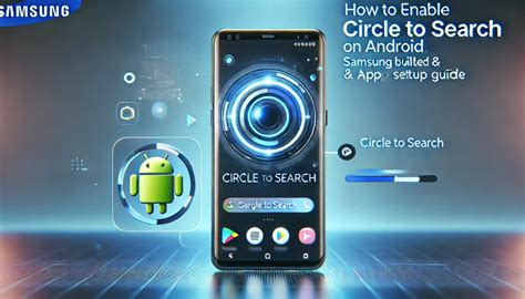 enable circle to search on android samsung built in and app setup guide