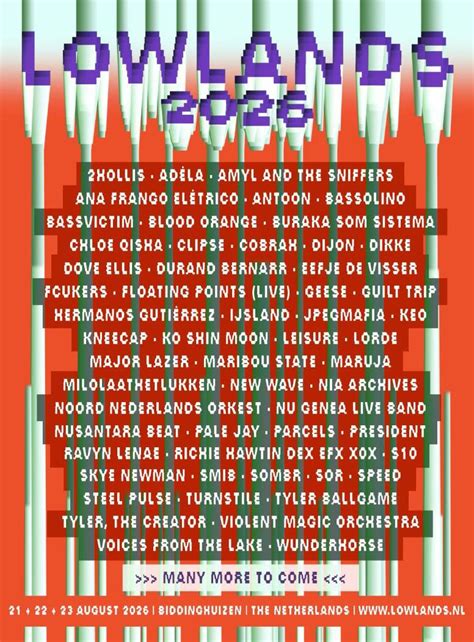 Lowlands 26 Overseas Festivals Efestivals