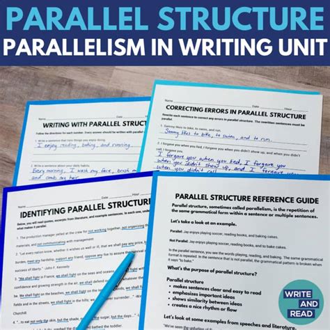 Parallel Structure Activities Parallelism In Grammar And Writing