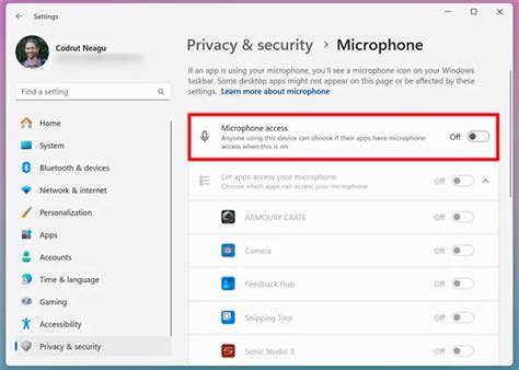 Как разрешить или запретить приложениям доступ к микрофону в Windows