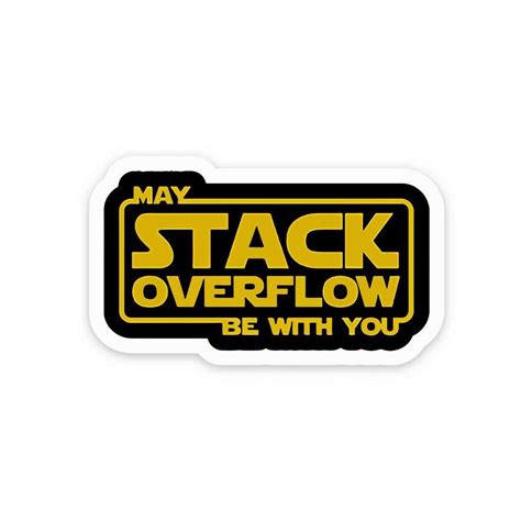 May Stack Overflow Sticker