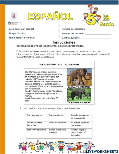 10 Ejemplos De Textos Informativos