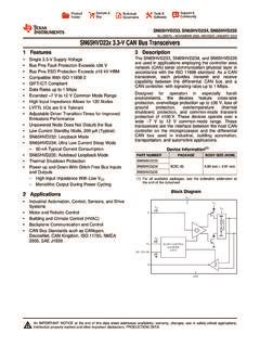 SN HVD X V CAN Bus Transceivers TI Com Sn Hvd X V Can
