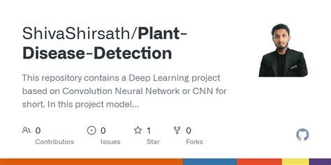 Github Shivashirsath Plant Disease Detection This Repository Contains A Deep Learning Project