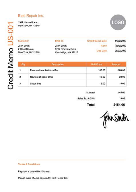 Credit Memo Templates Quickly Create Credit Memos Credit Memo Templates Quickly Create Credit Memos