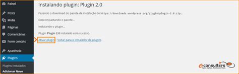 Como Instalar Um Plugin No WordPress E Consulters Web