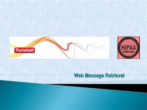 Web Message Retrieval Demo Ppt