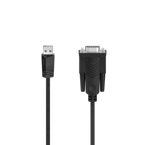 Кабел Hama Usb D Sub Rs232 9 Pin 150 M Черен на топ цена ВАЛИ