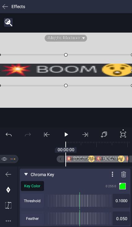 Help When Ever I Use Chroma Key In Alight Motion Why Does My Picture Keep Squeezing Like Bro