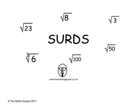 Simplifying And Rationalising Surds Ppt Teaching Resources