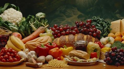 Healthy Eating Photos Depicting Balanced Meals Fresh Fruits And