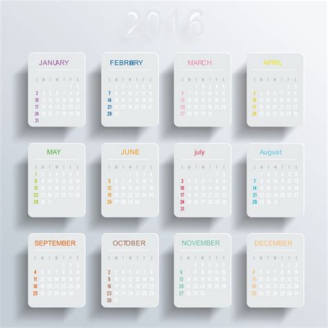 Template Coreldraw Kalender 2016 Eio Arts