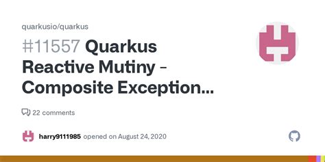 Quarkus Reactive Mutiny Composite Exception Encapsulation On Runtime