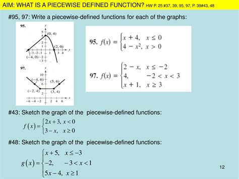 Ppt Ex Sketch The Piecewise Defined Function By Hand Powerpoint Presentation Id 6014261