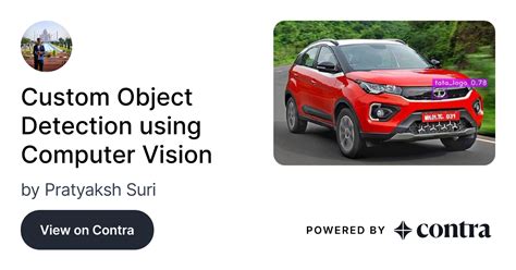 Custom Object Detection Using Computer Vision By Pratyaksh Suri