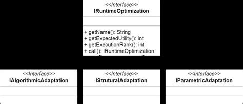 13 Interface Hierarchy Of Runtime Optimizations For Each Type Of