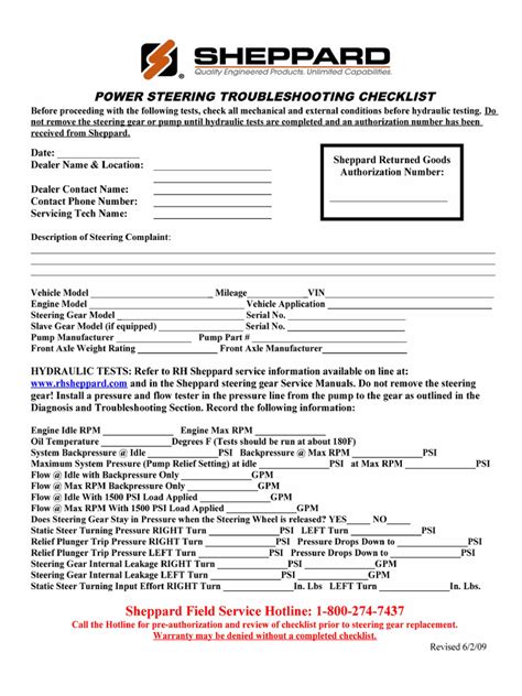 Troubleshooting Checklist Pdf
