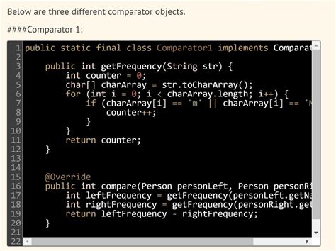 Solved For This Question We Will Be Sorting Person Objects