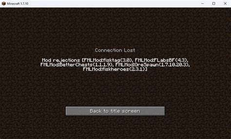 Help How To Solve This Mod Rejection S Problem Java Edition Support Support Minecraft