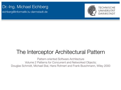 The Interceptor Architectural Pattern Docslib