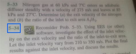 solved can someone please solve problem 5 34 only using ees