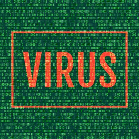 Premium Vector Binary Screen Background Virus Vector