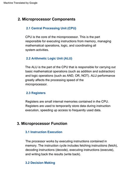 SOLUTION Definition Of Microprocessor Studypool