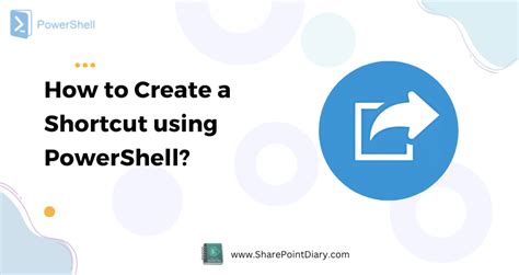 How To Create A Shortcut Using Powershell Sharepoint Diary