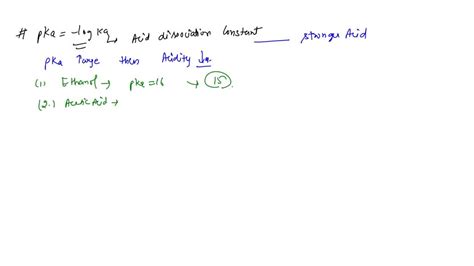solved estimate the pka values for the functional group classes