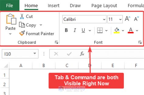 How To Show Toolbar In Excel 4 Simple Ways Exceldemy