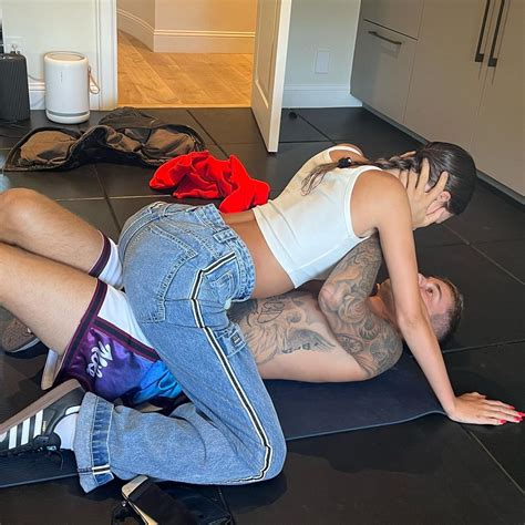 Hailey Bieber Straddles Her Man