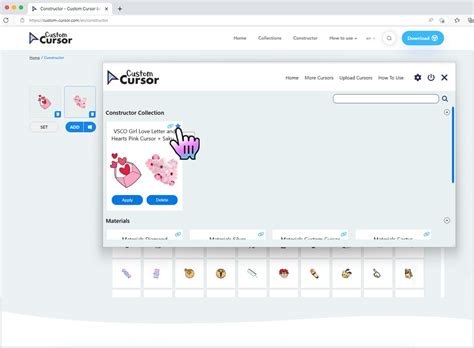 How To Use Favorites And Rotation Of Cursors Custom Cursor