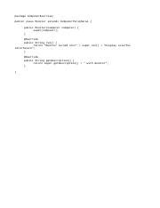 Monitor Java Package Computerexercise Public Class Monitor Extends Computerperipheral Public