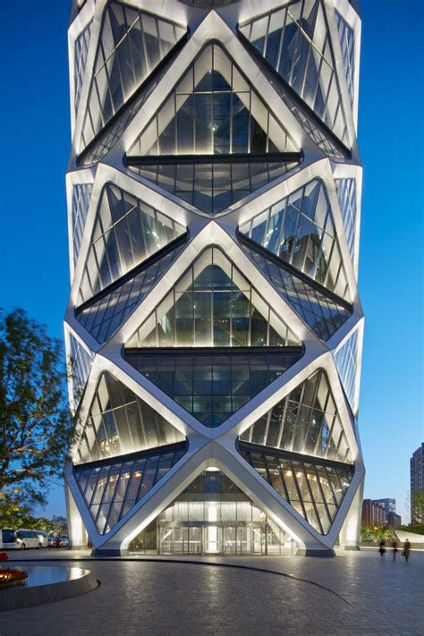 Latticed Shell Of Beijing Tower Inspired By Traditional Chinese Paper