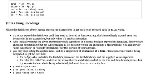 Please Help With The Following Lambda Encoding