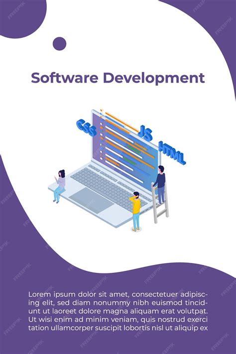 Premium Vector Web Design And Front End Development Isometric Concept Vector Illustration