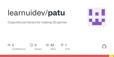 GitHub Learnuidev Patu ClojureScript Library For Making 2D Games