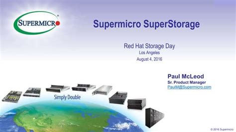 Red Hat Storage Day La Supermicro Superstorage Ppt
