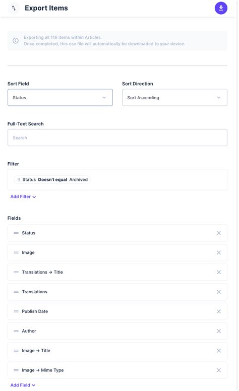 App Export Issues Relational Filters Missing Fields Etc · Issue 13775 · Directus
