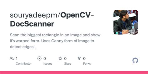 GitHub Souryadeepm OpenCV DocScanner Scan The Biggest Rectangle In