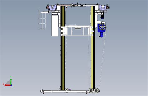 立体仓库巷道式双立柱堆垛机设计【含三维7张cad图纸 说明书】795294 Parasolid 模型图纸下载 懒石网