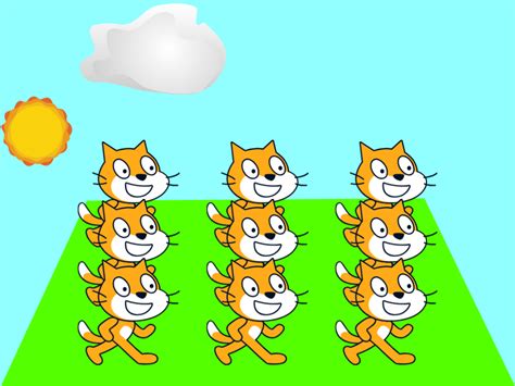 猫猫军训 编程“小将” 侯老师编程网站codinghoucn Scratch编程教程与创作社区