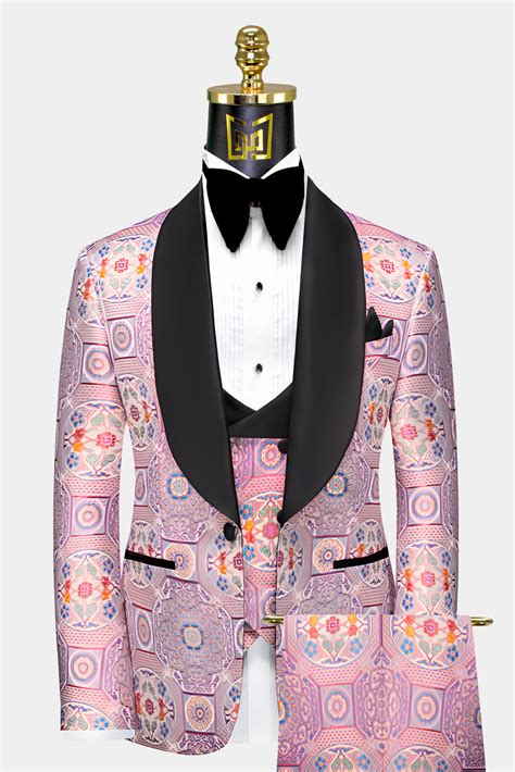 Pink Wedding Suits And Grooms Tuxedos Gentlemans Guru