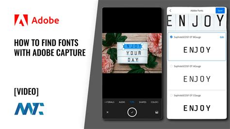 Adobe Capture How To Identify Fonts With Type Capture Martech Zone