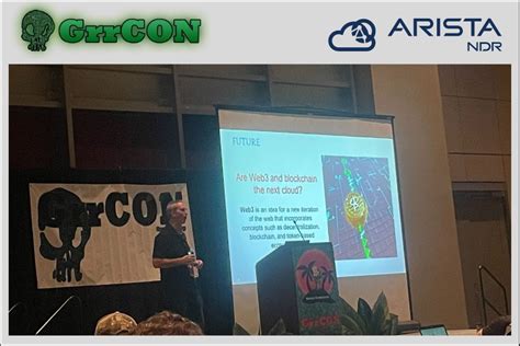Arista Security On Linkedin Nfts Web3 Cybersecurity Grrcon2022 Cybersecurity Cybercrime…