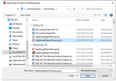 How To Repair Split Database